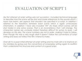Film script & storyboard development | PPT