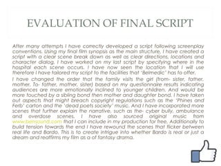 Movie Script Storyboard
