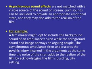 GCSE Film Studies - Sound | PPTX