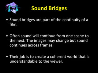 GCSE Film Studies - Sound | PPTX