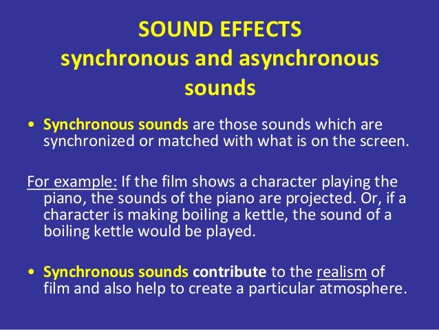 GCSE Film Studies - Sound