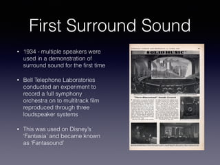 Film sound history | PDF