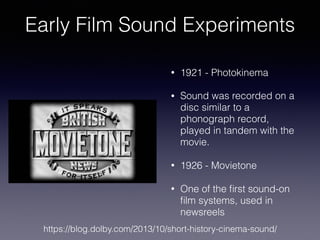 Film sound history | PDF