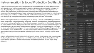 Film Soundtrack Production Analysis | PPTX