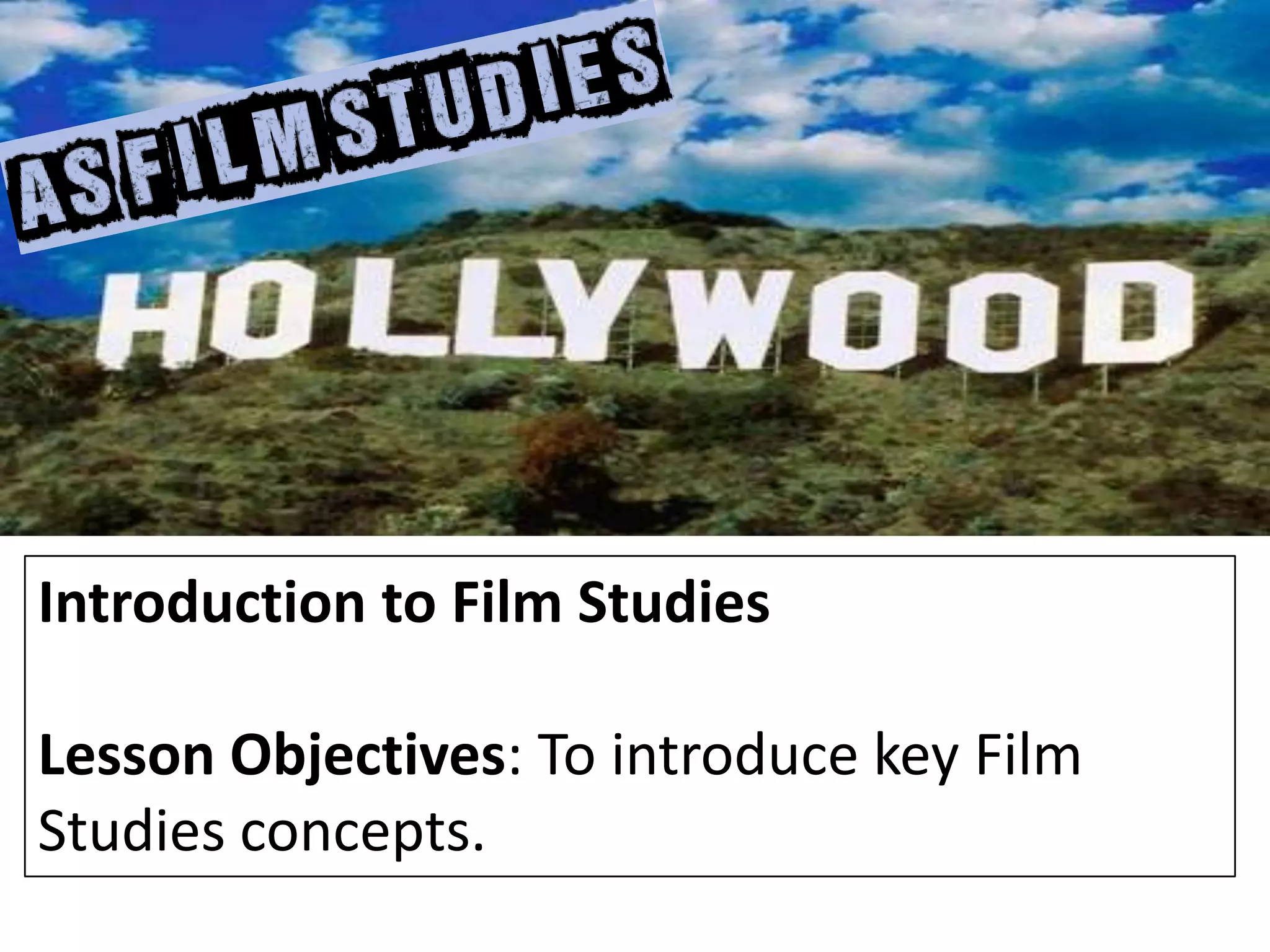 Introduction to Film Studies | PPTX | Documentary | Genres