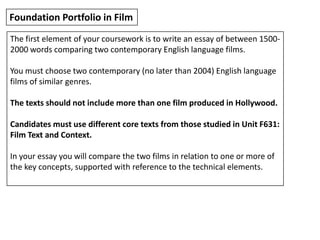 Introduction to Film Studies | PPTX