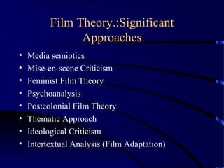 Film studies 2009 | PPT