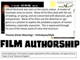 Film Studies Authorship | PPT