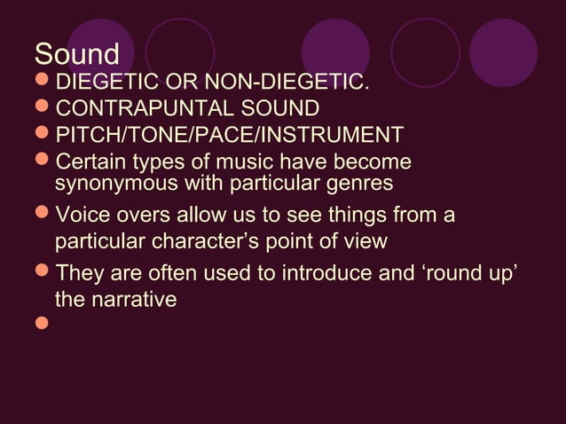 Film studies micro elements | PPT