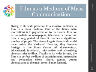 Film studies, module 2 | PPT