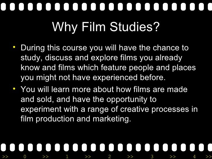 Film Studies Overview