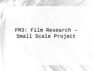 Film studies presentation | PPT