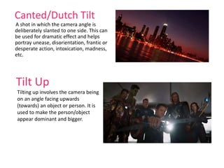 Film Studies - Shot Types - Homework | PPTX