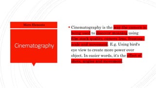 Film Studies: Terminology | PPTX
