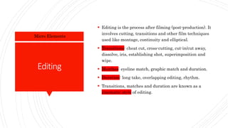 Film Studies: Terminology | PPT
