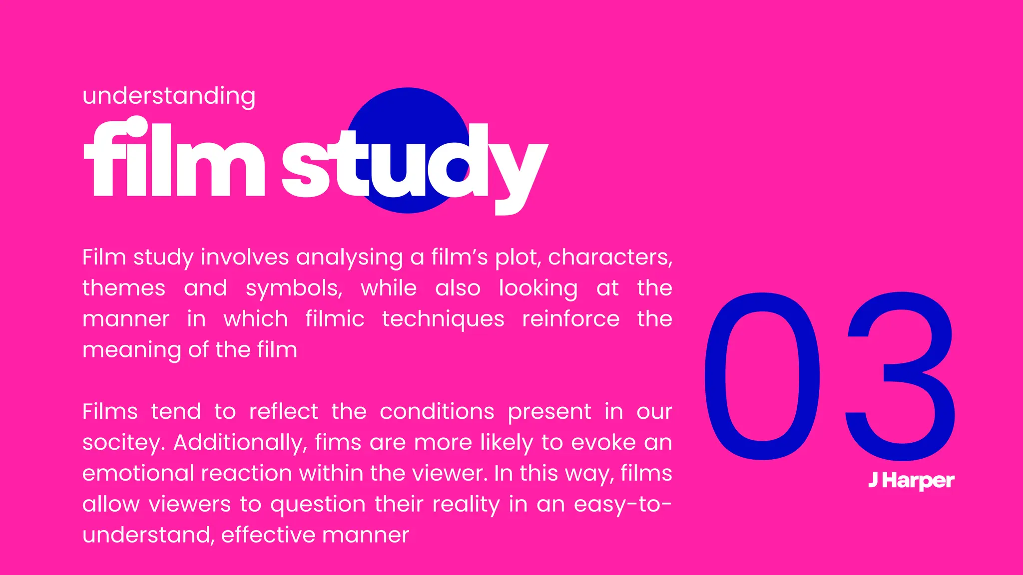 Film Study Basics for Grade 19 Engilsh HLpdf | PPT