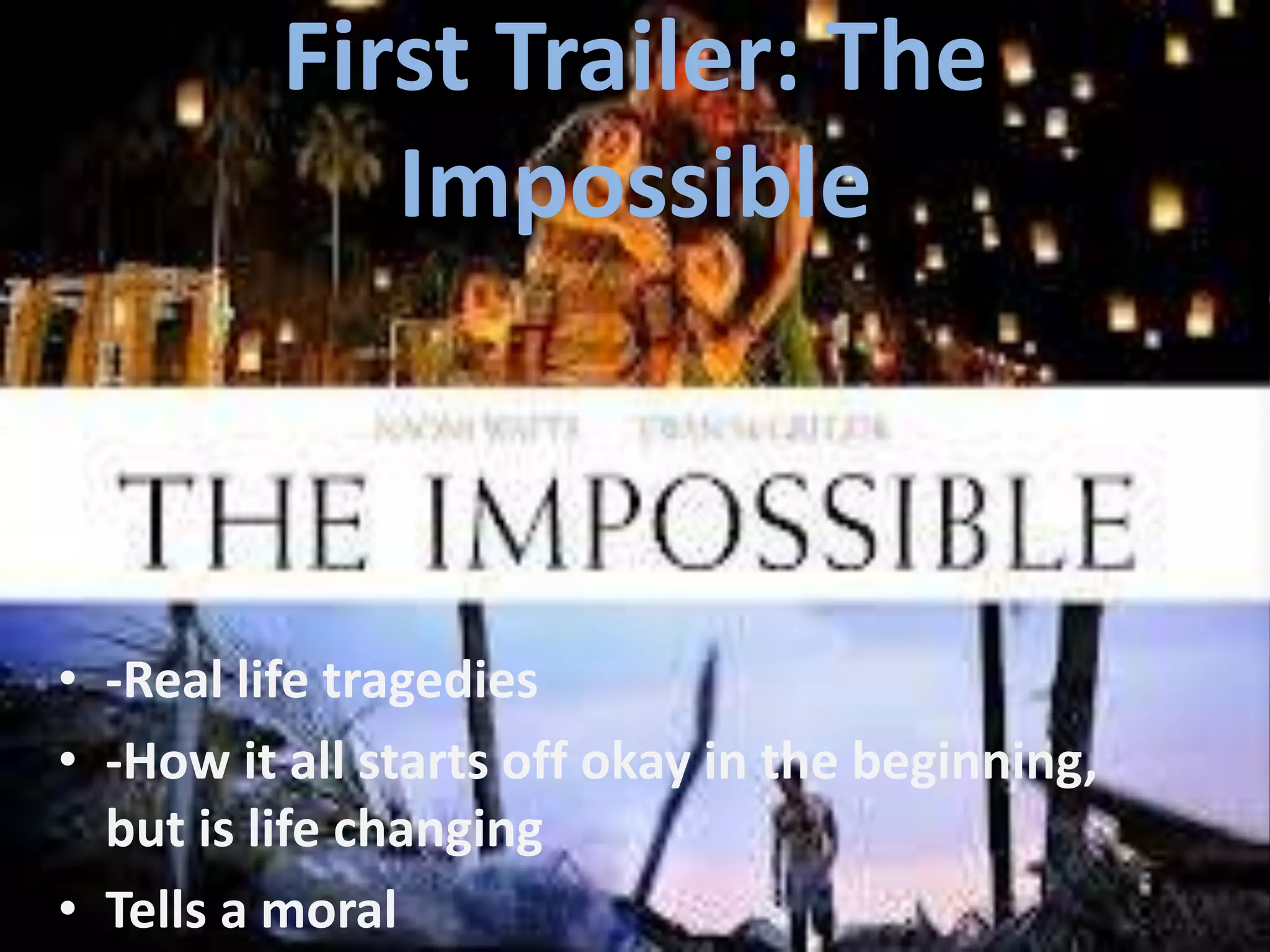 Film synopsis presentation on trailers | PPTX