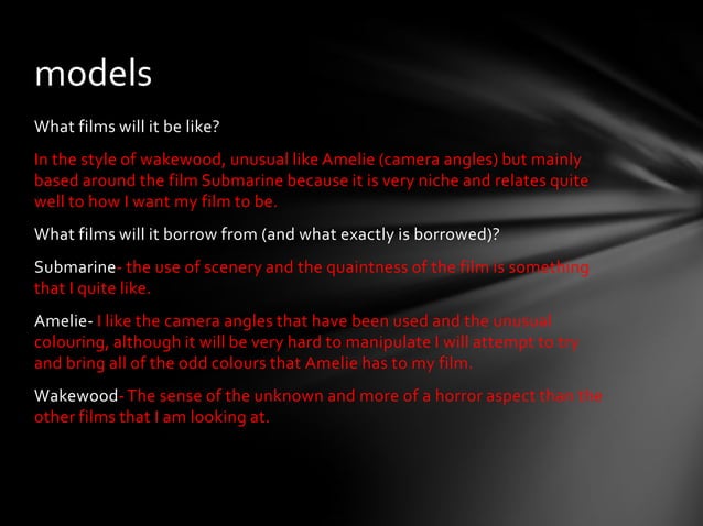 Film Synopsis | PPTX