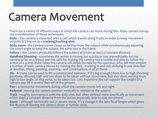 Film techniques | PPT