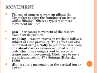 Film Techniques Revision | PPT