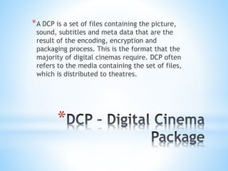 Film Technology Glossary | PPTX