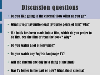 Film & Television in the UK for TEFL/TESOL/ESL | PPT
