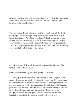 Film Text Cultural Criticism and Transformation, bell hooks | DOCX