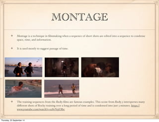 Film Theory - Shot Selection, Storyboard, and Montage | PDF