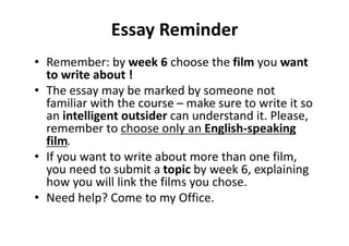 Film Theory And Analysis | PDF