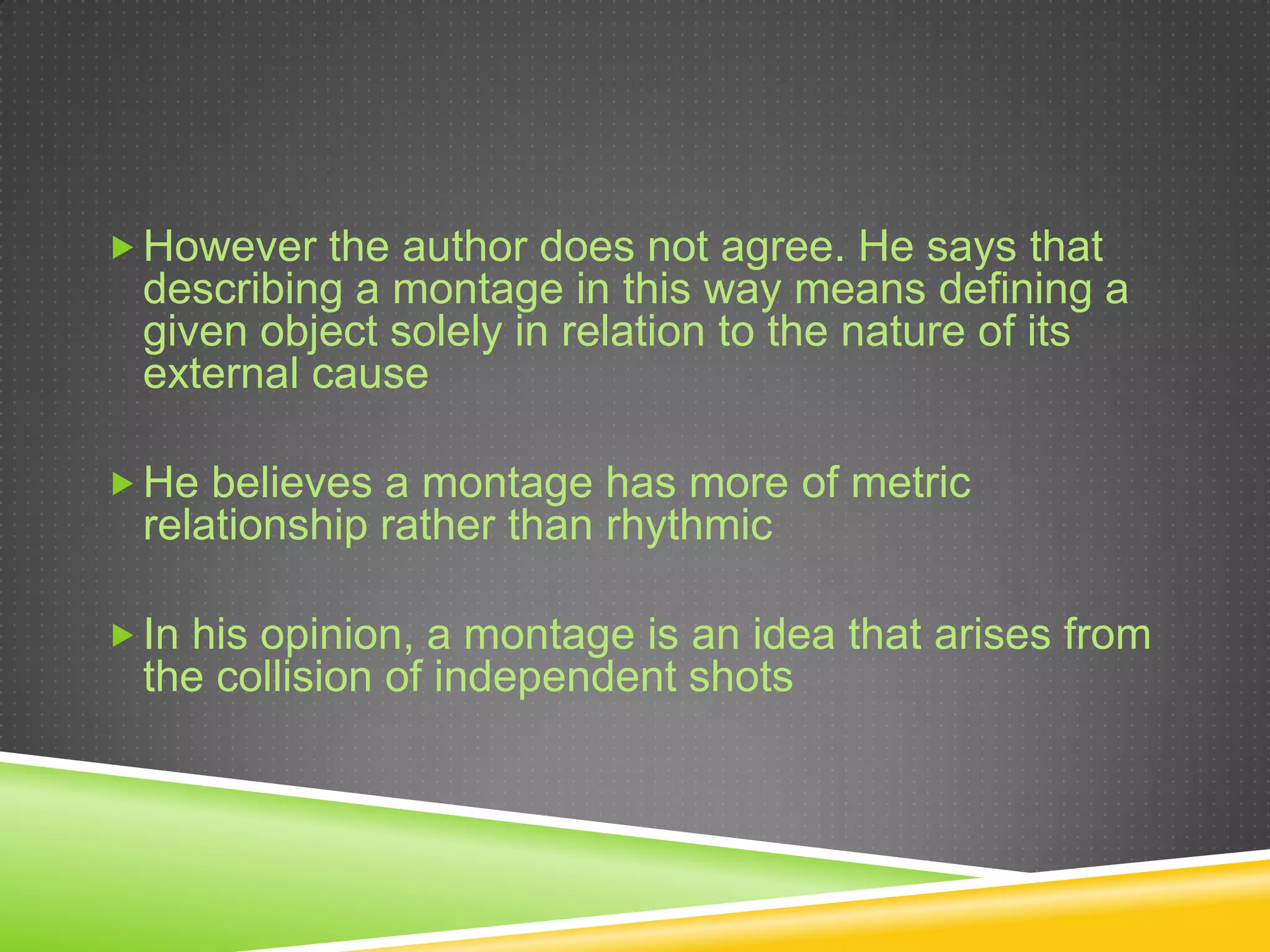 Film theory film form group 4 complete | PPT