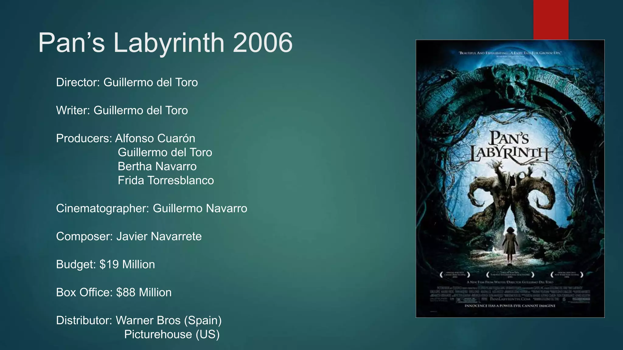 Film theory pan's labryinth | PPTX