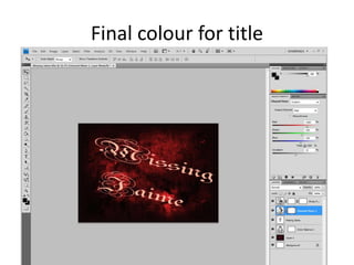 Film title production process | PPTX
