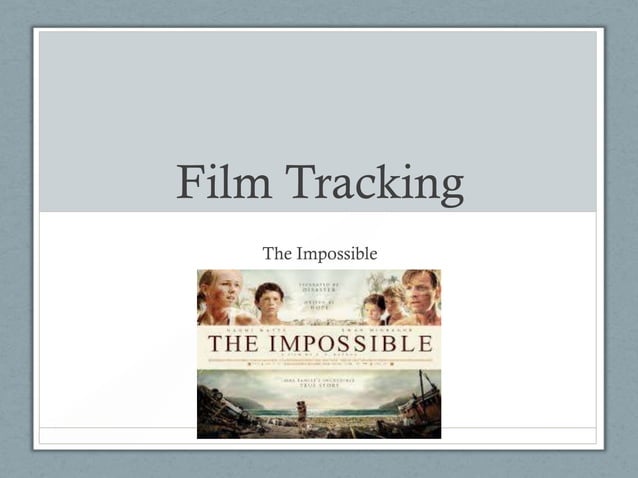 Film tracking | PPT