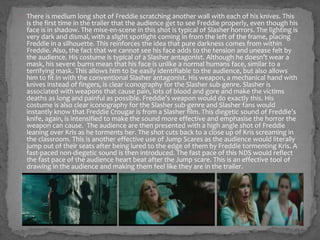 Film trailer analysis - A Nightmare on Elm Street | PPTX | Horror | Genres