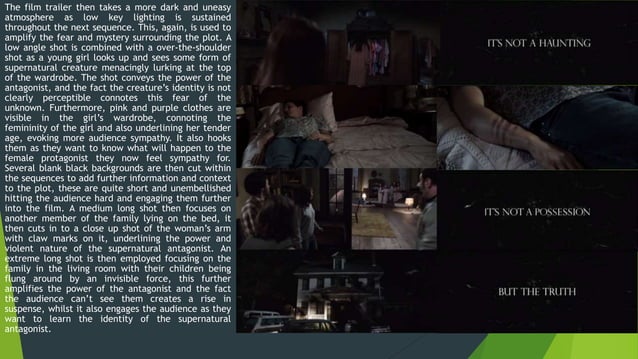 'The Conjuring' Film analysis | PPTX | Video Production | Content Production