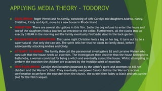 'The Conjuring' Film analysis | PPTX