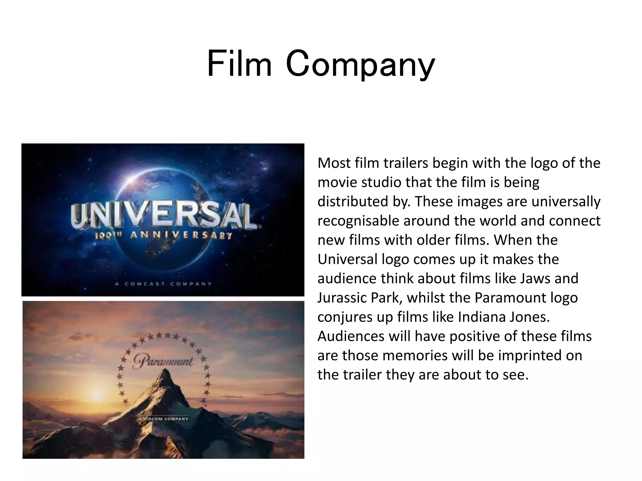 Film trailer codes and conventions | PPTX