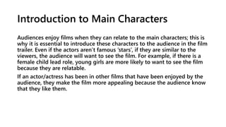 Film trailer conventions | PPT