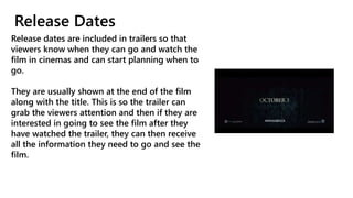 Film trailer conventions | PPT