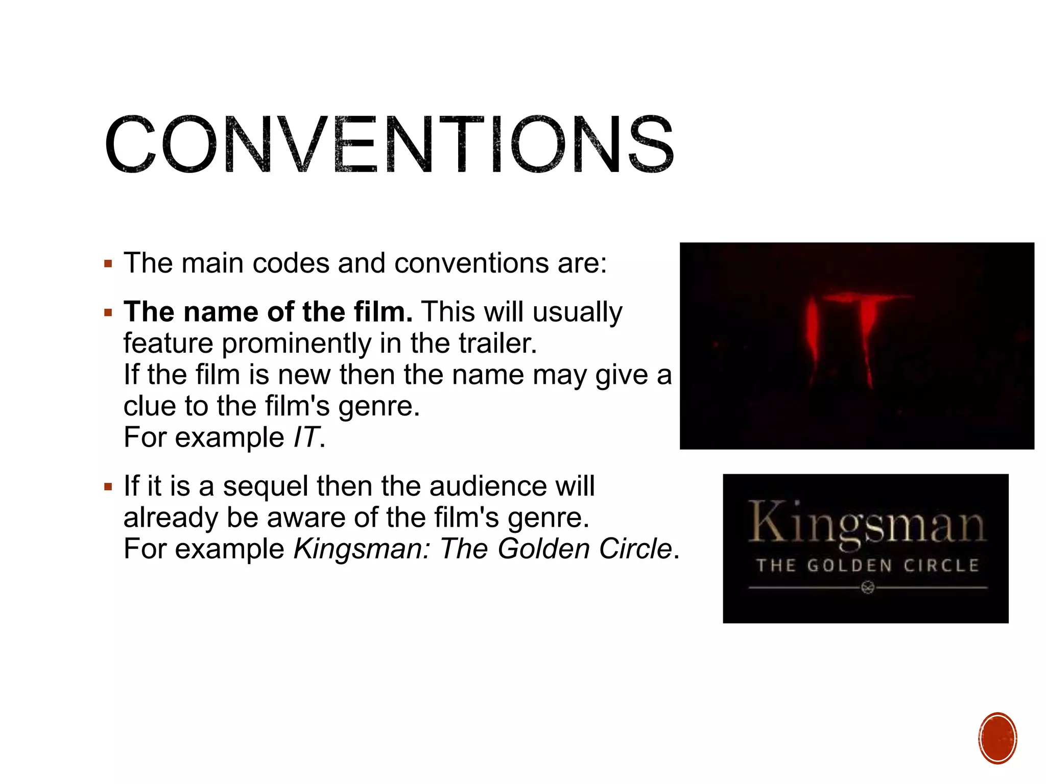 WJEC AS Media - Film trailer codes and conventions | PPTX