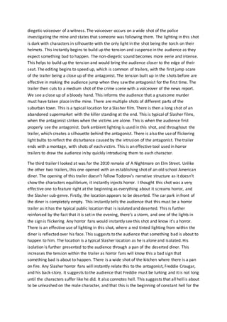 Film trailer overview 2 | DOCX