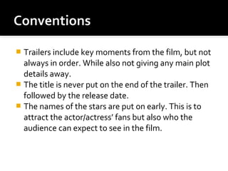 Film trailer powerpoint | PPT
