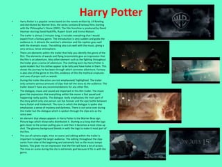 Film trailers | PPTX