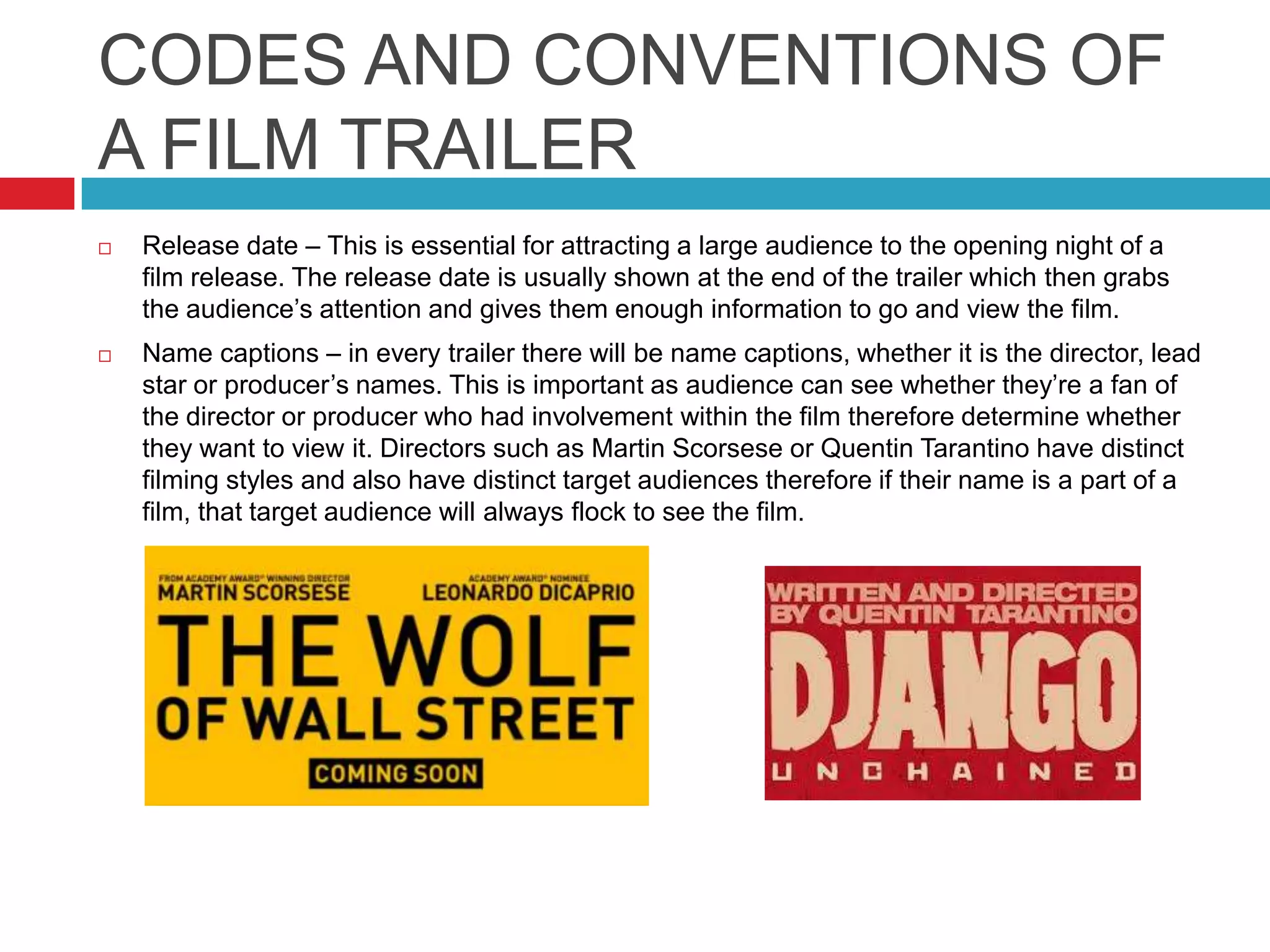 Film trailers | PPTX