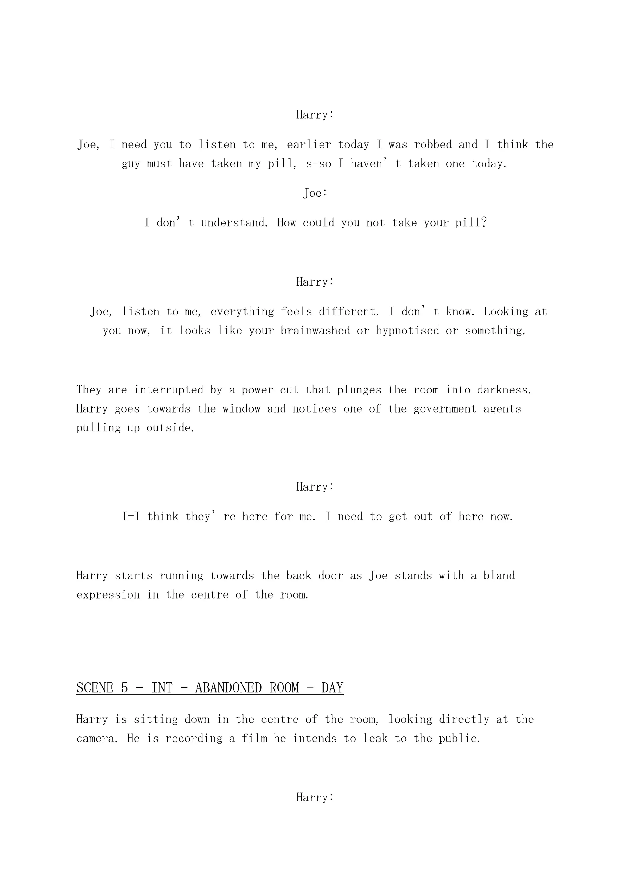 Film trailer script | DOCX