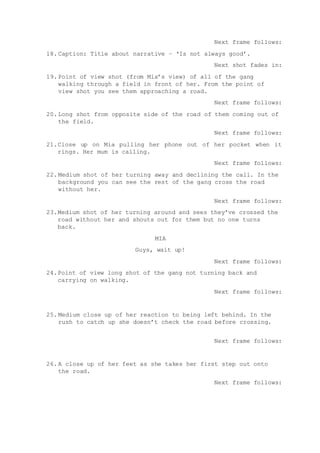 Film trailer script | DOCX | Video Production | Content Production