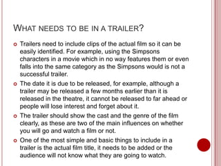 Film trailer theory | PPT