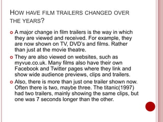 Film trailer theory | PPT
