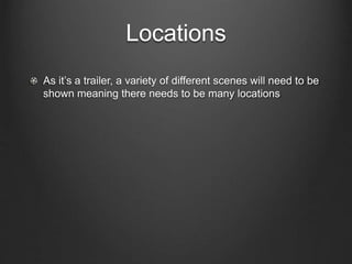 Film Trailer Treatment | PPTX