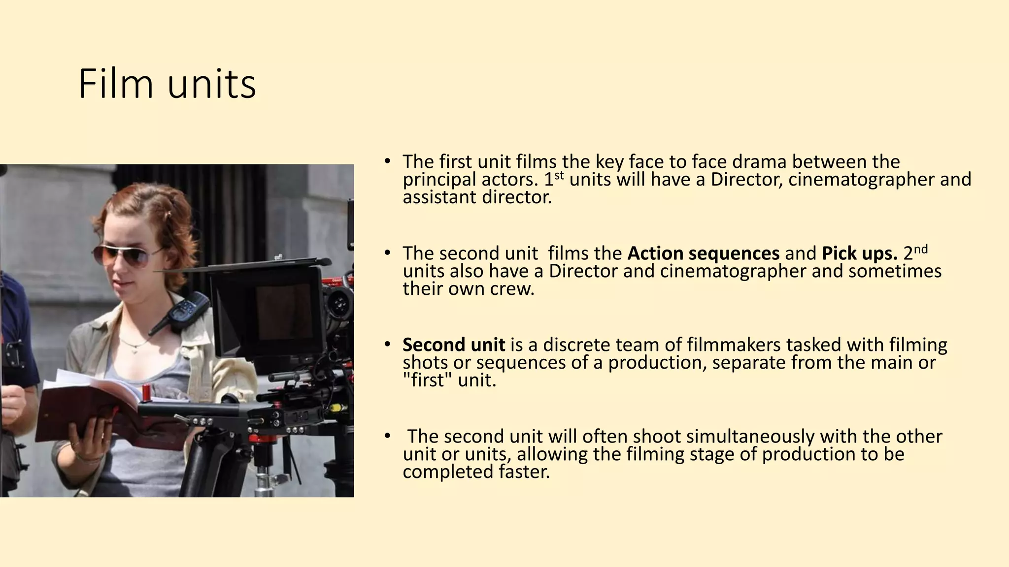 Film units and crew | PPTX